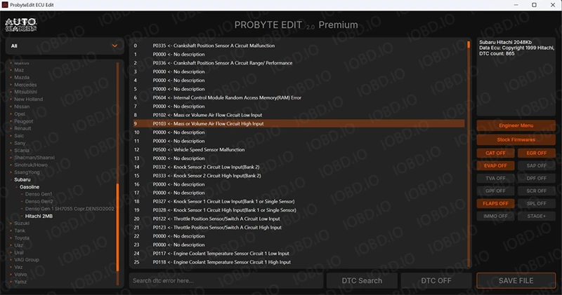 Buy ProByte Edit 2.2 USB dongle - Editing car firmware